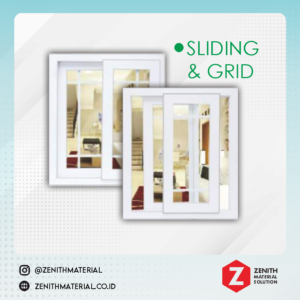 Jendela uPVC – Zenith Material Solution